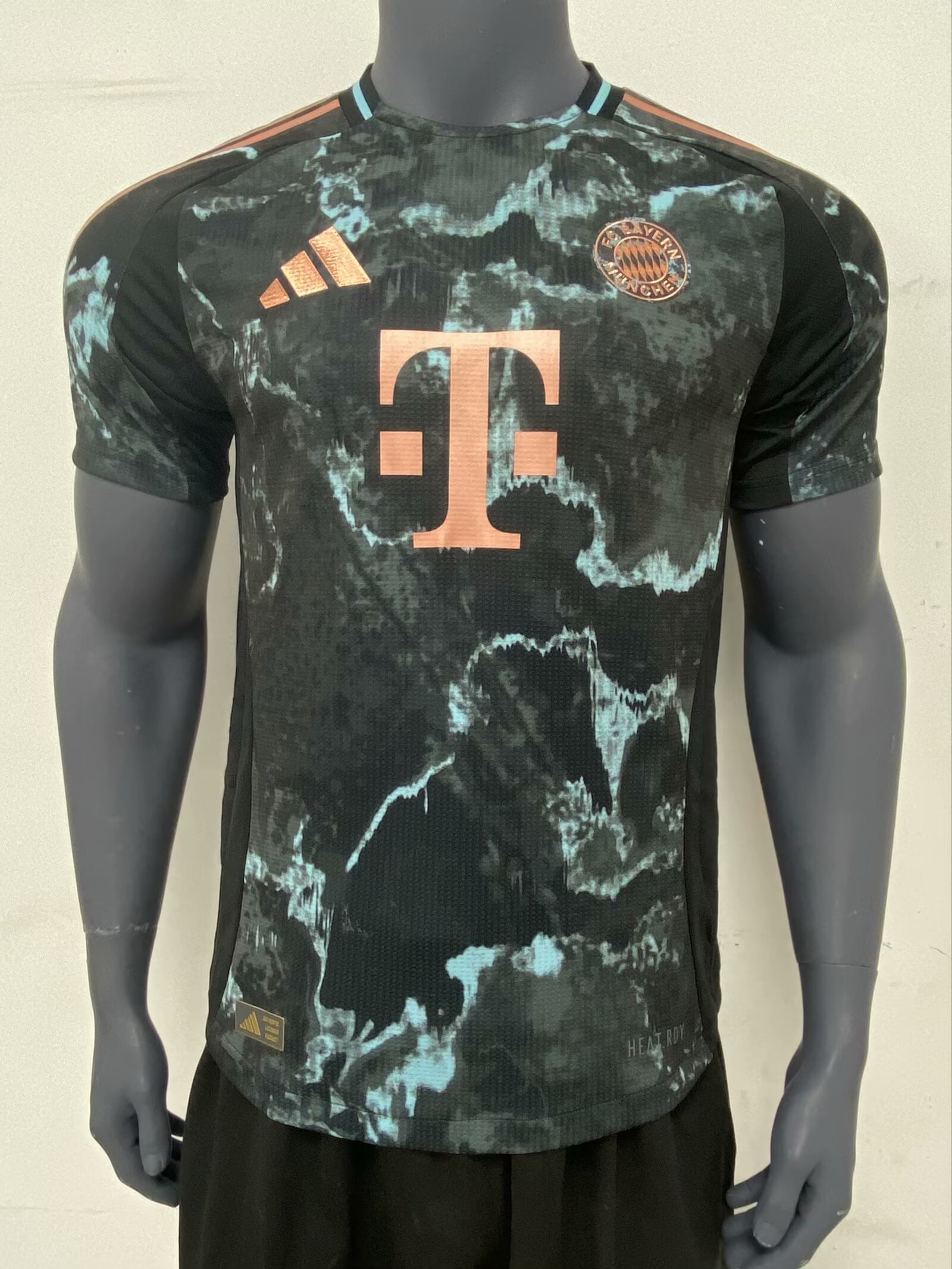 AAA Quality Bayern Munich 24/25 Away Black/Green Jersey(Player ...