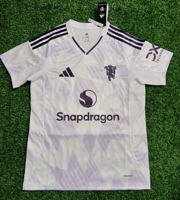 AAA Quality Manchester Utd 25/26 Away White Soccer Jersey : Wholesale ...