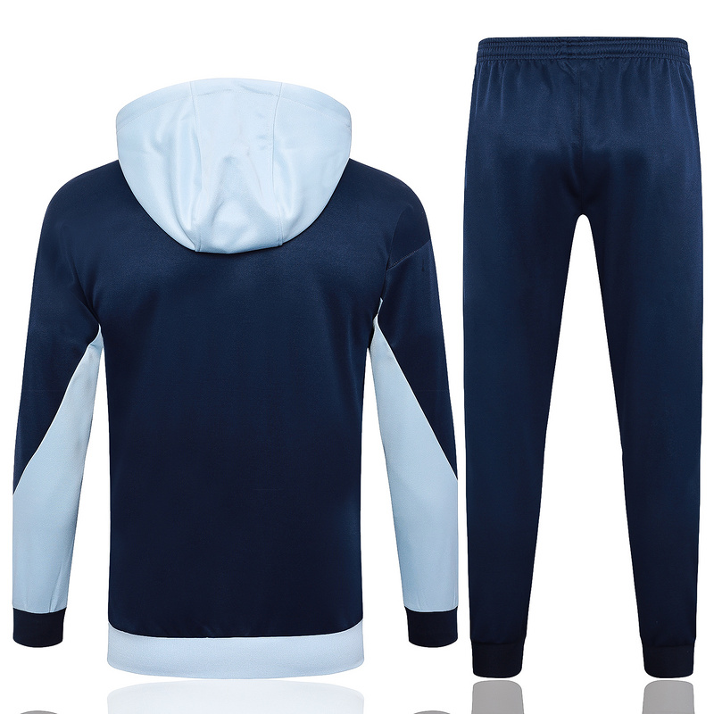 AAA Quality France 24/25 Hoodie Tracksuit - Light Blue/Navy Blue ...