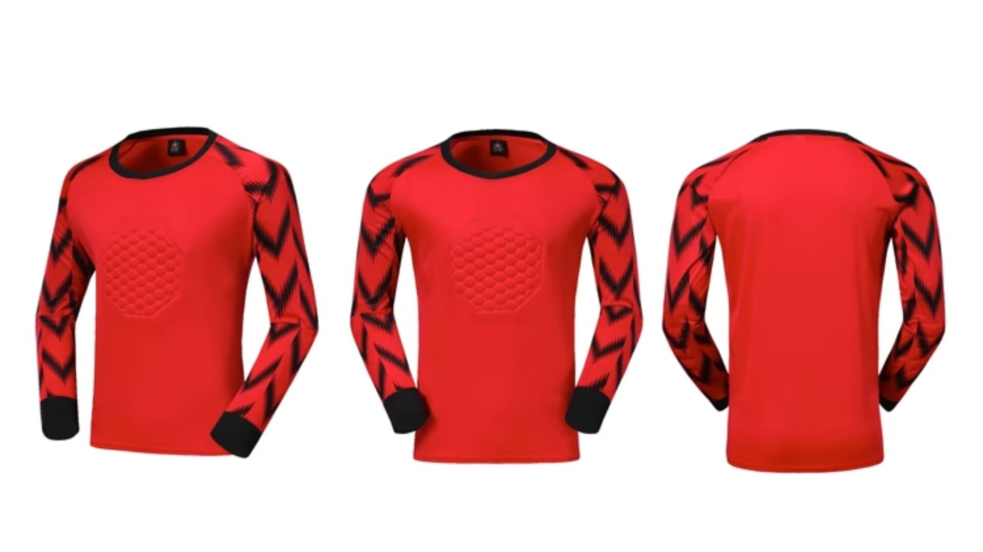Goalkeeper Jersey 019 - Red : Wholesale Soccer Jerseys,Football Shirts ...